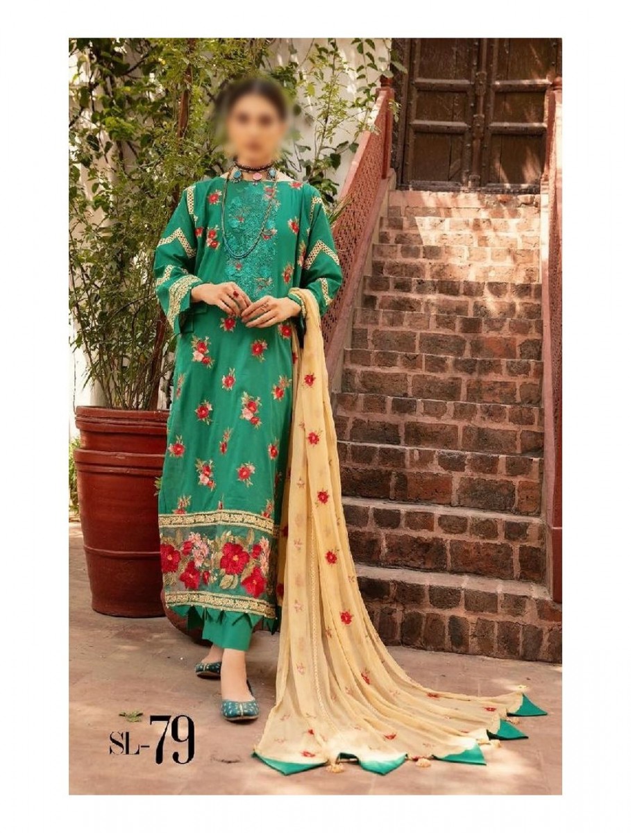 Nur Anchal By Khoosurat Signature Lawn Collection D Sl 79 ...