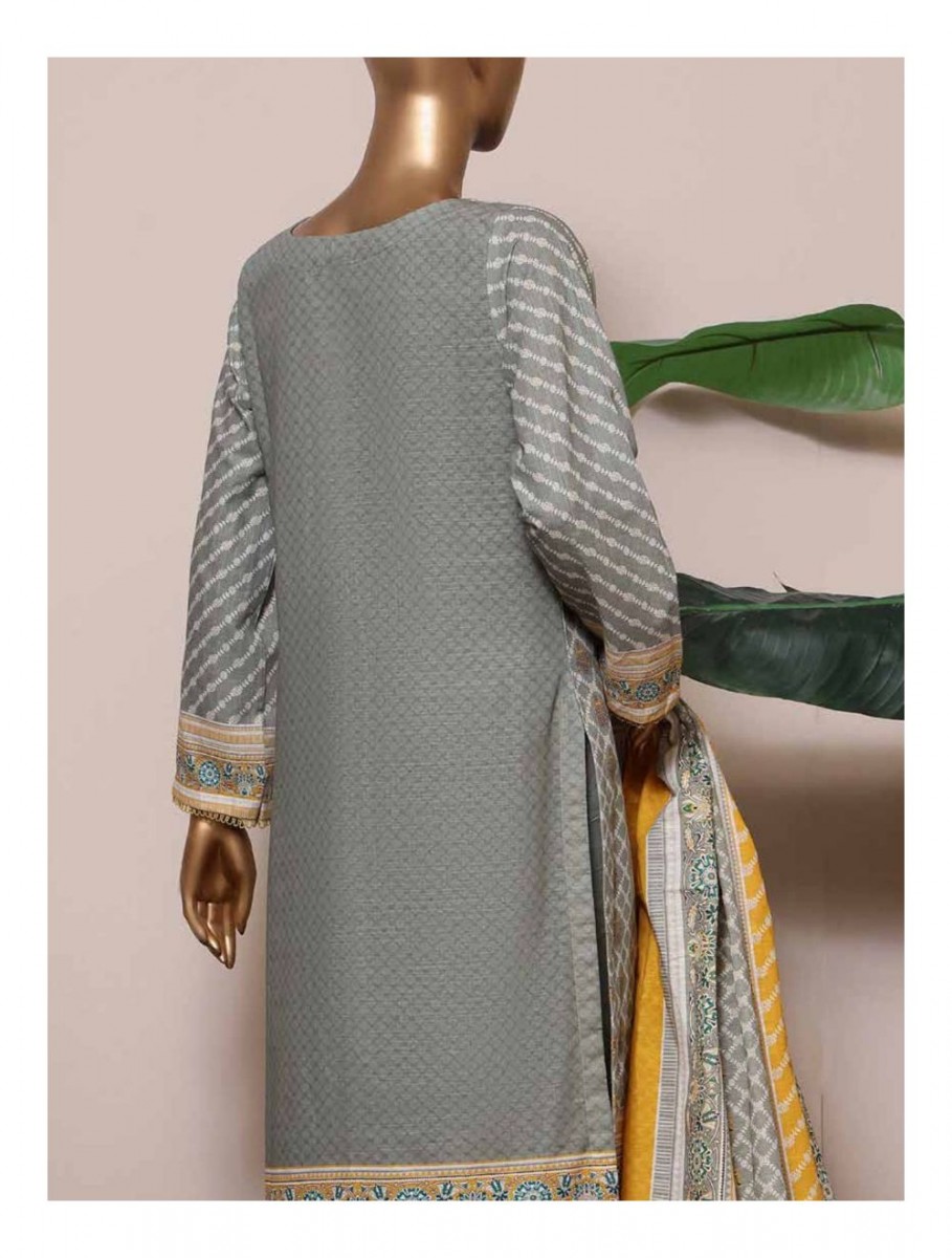 Bin Saeed Printed Embroidered Khaddar Collection 2022 Kf 0014 ...