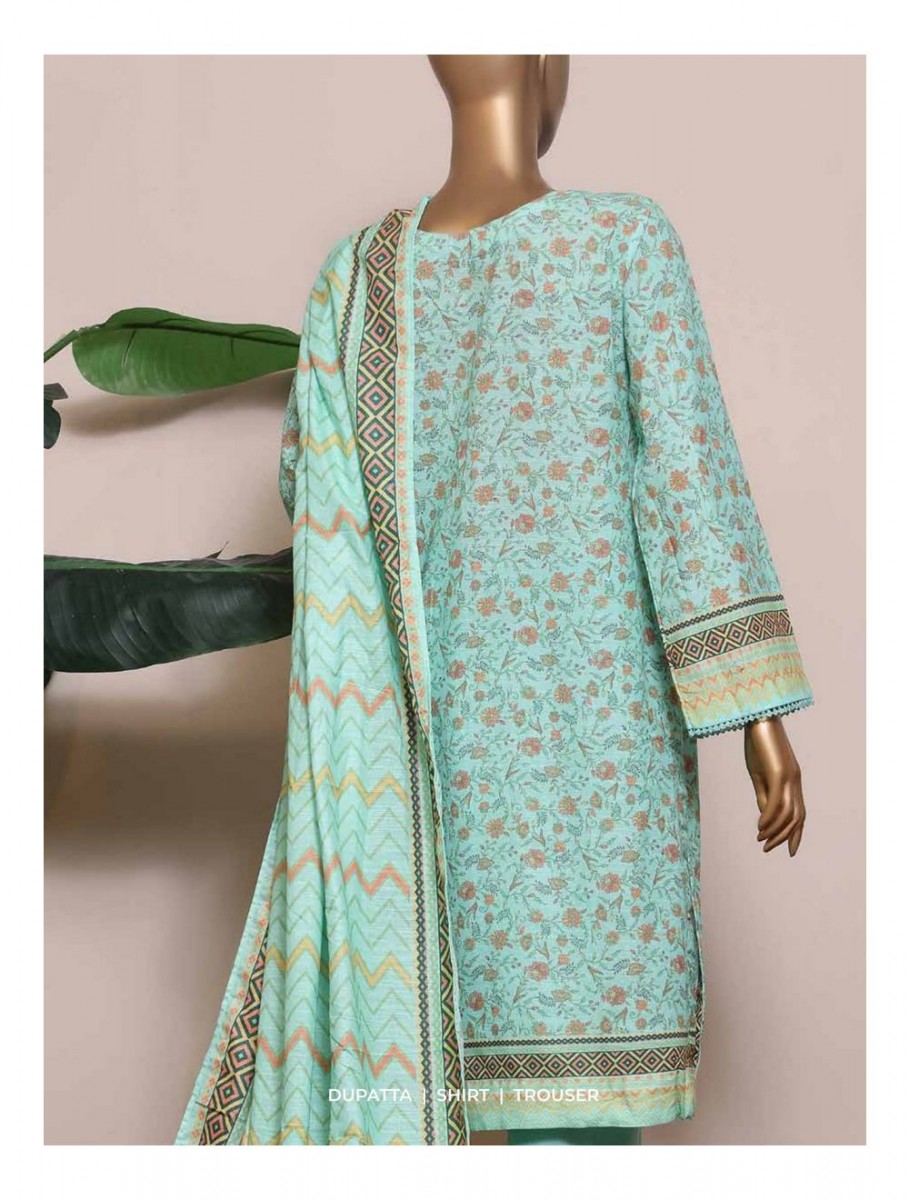 Bin Saeed Printed Embroidered Khaddar Collection 2022 Kf 0033 ...