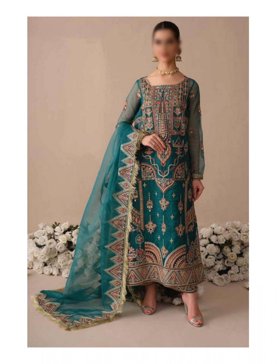 Maryum And Maria Noor Jahan Premium Collection Ffd 0090 Salmon ...