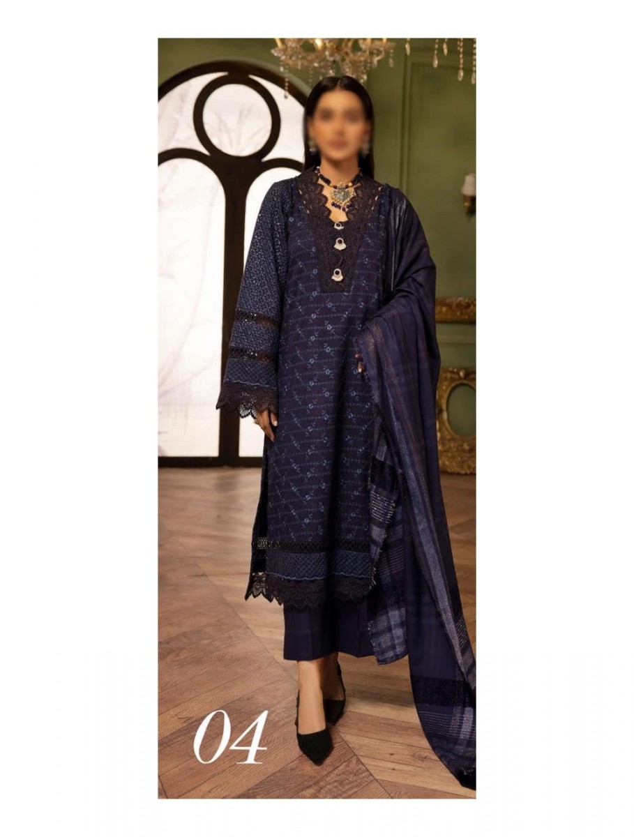 Mahees Exclusive Embroidered Peach Leather Collection Design 04 ...
