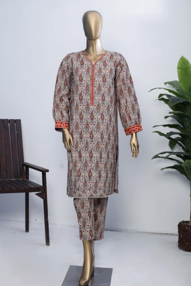 Janaan By Bin Saeed Stitched 2 Piece Printed Khaddar Collection 2022 ...