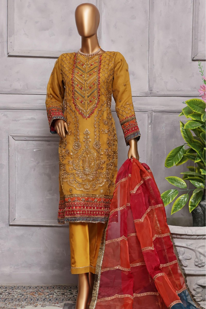 Sada Bahar Stitched 2 Piece Festive Formal Collection2022 Ma 72 Yellow ...