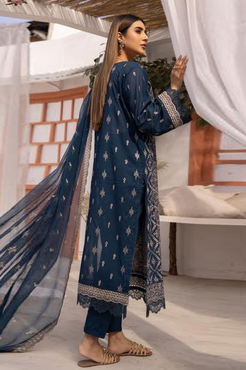 Mahees By Riaz Arts Unstitched 3 Piece Emb Swiss Collection2023 Ms 04 ...