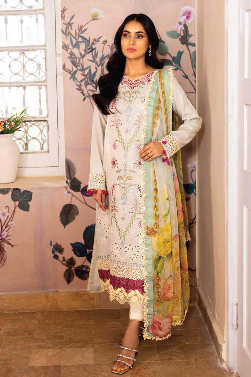 Roheenaz Unstitched 3 Piece Spring Summer Lawn Collection2023 Rnz 07 A ...