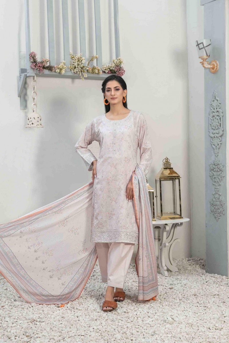 Rusail By Tawakkal Unstitched 3 Piece Schiffli Lawn Collection2023 R ...