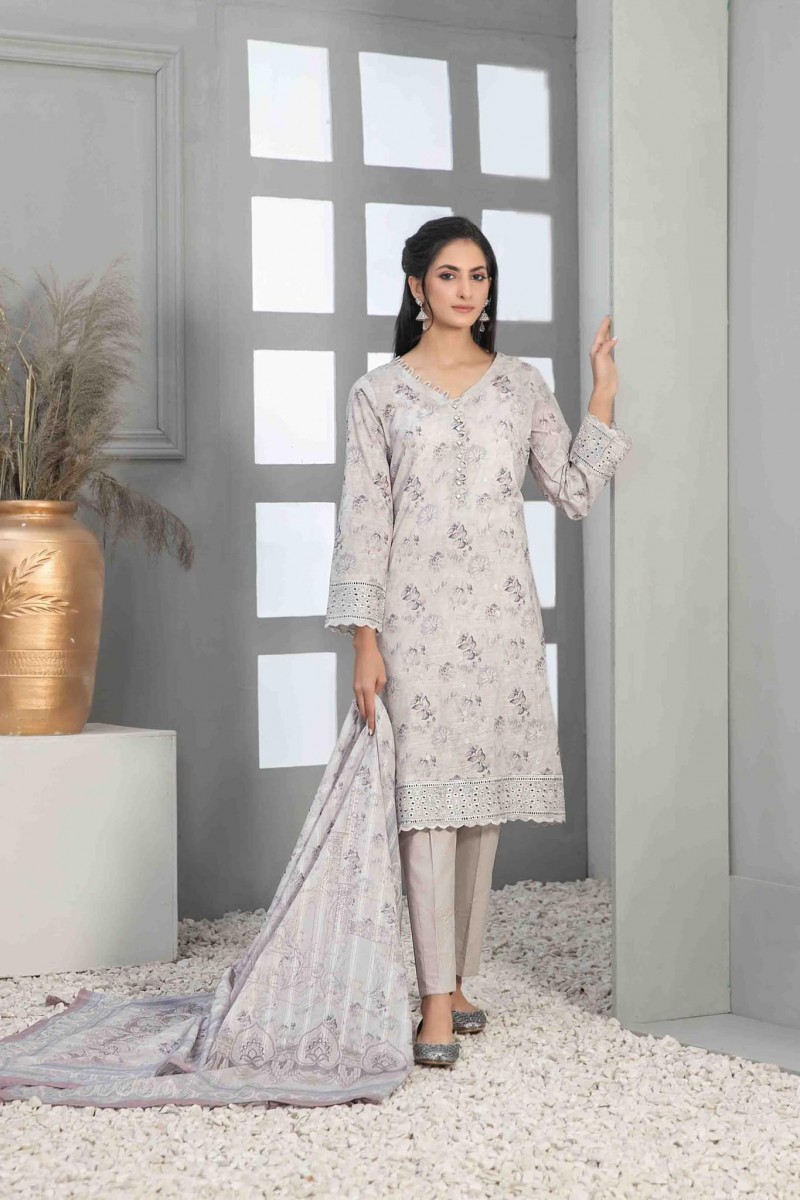 Rusail By Tawakkal Unstitched 3 Piece Schiffli Lawn Collection2023 R ...