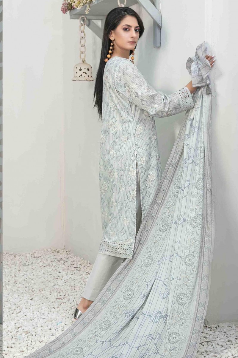 Rusail By Tawakkal Unstitched 3 Piece Schiffli Lawn Collection2023 R ...