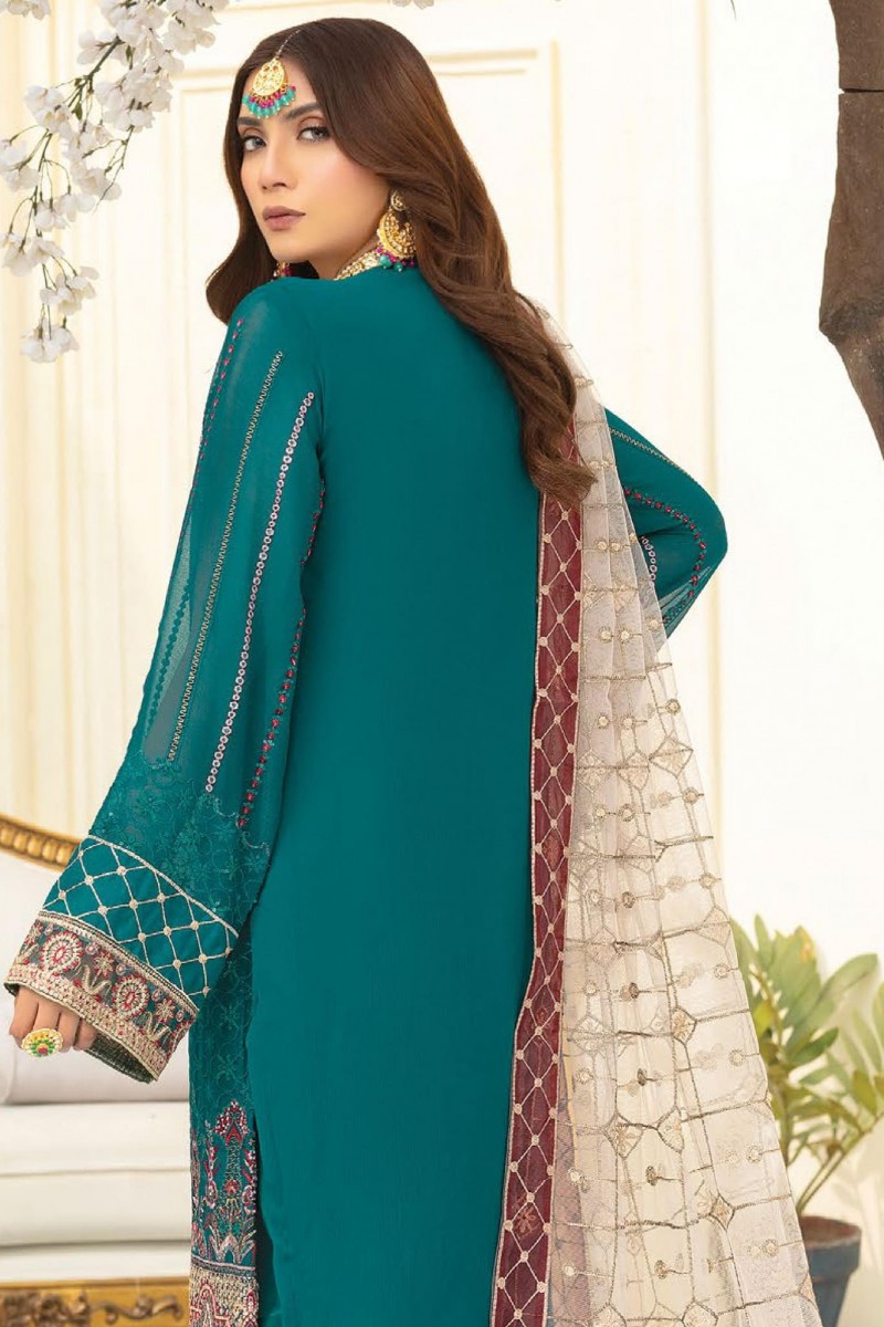 Zartasha By Mah E Rooh Semi Stitched 3 Piece Luxury Chiffon ...