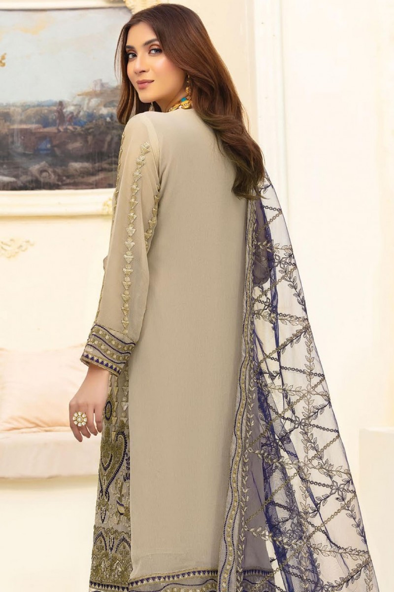 Zartasha By Mah E Rooh Semi Stitched 3 Piece Luxury Chiffon ...