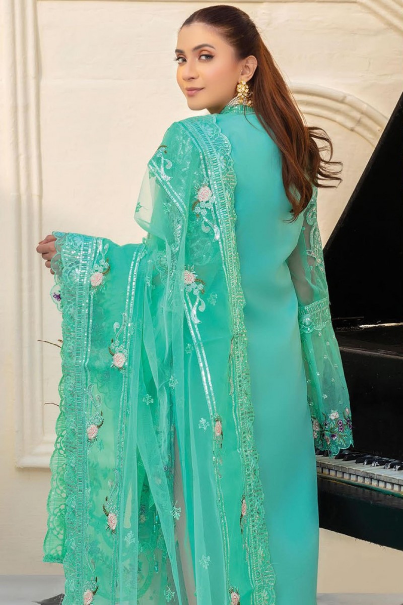 Zartasha By Mah E Rooh Semi Stitched 3 Piece Luxury Chiffon ...