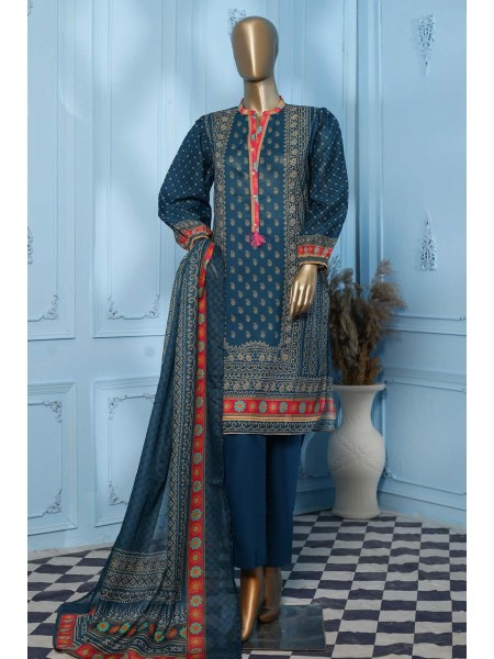 Affifa By Bin Saeed Stitched 3 Piece Embroidered Lawn Vol 03 ...