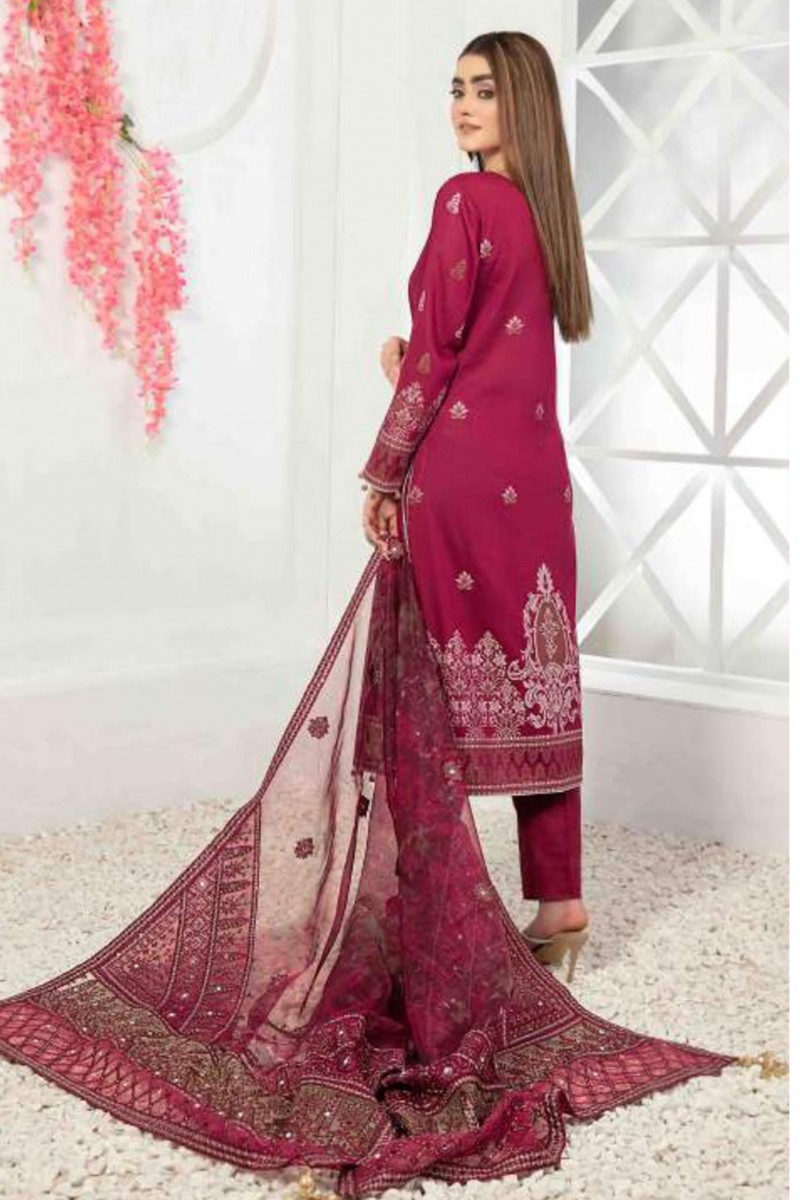 Nashmia By Tawakkal Unstitched 3 Piece Banarsi Lawn Collection2023 Nb ...