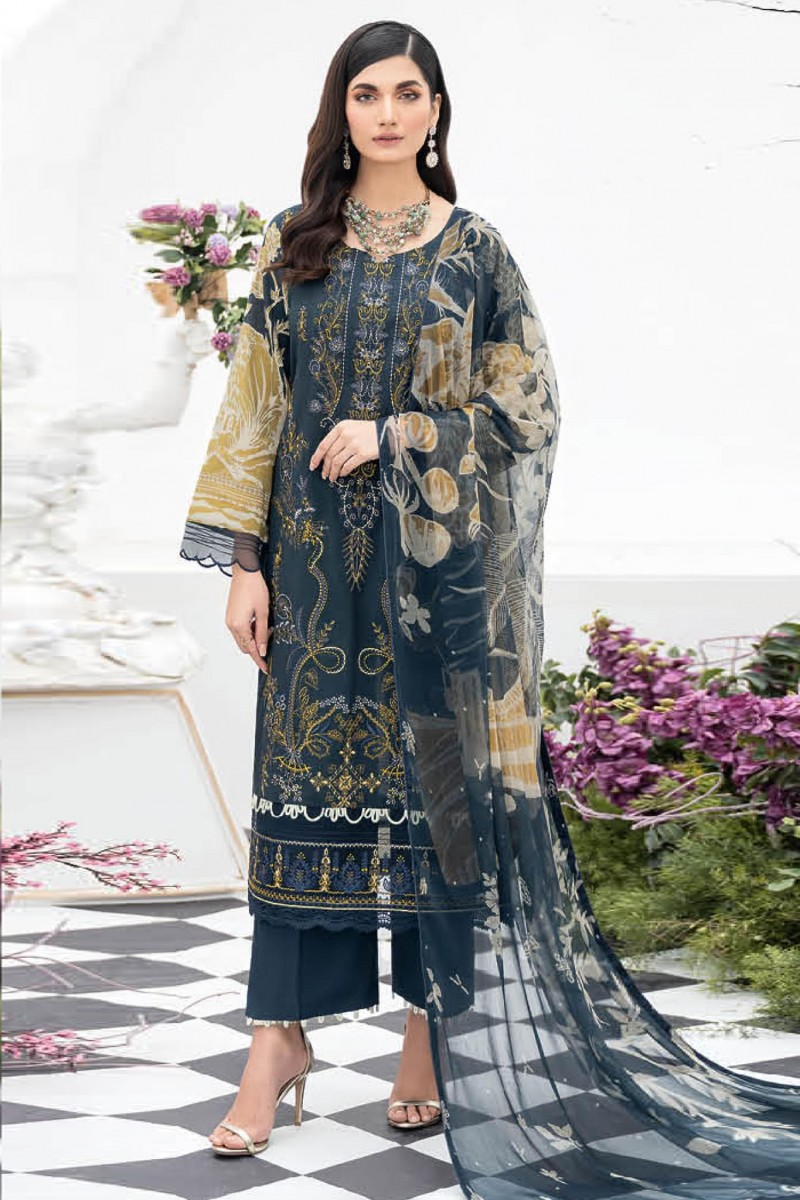 Riwayat By Ramsha Unstitched 3 Piece Luxury Lawn Vol 05 Collection2023 ...