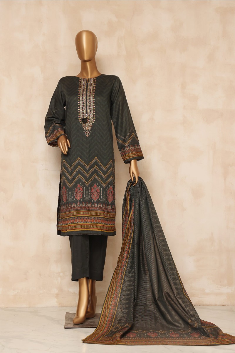 Sada Bahar Stitched 3 Piece Embroidered Lawn Collection2023 L Emb 4193 ...