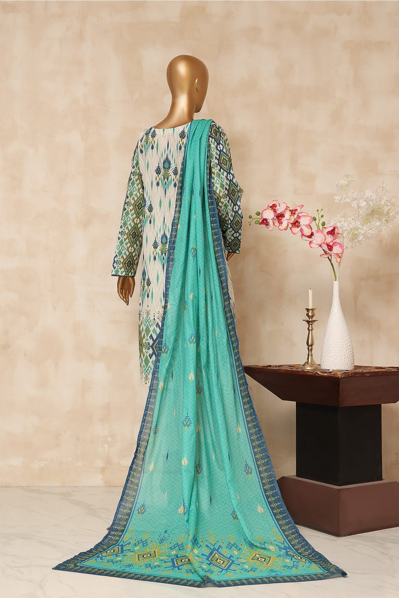 Sada Bahar Stitched 3 Piece Printed Lawn Collection2023 Dpl 3811 Sgreen ...