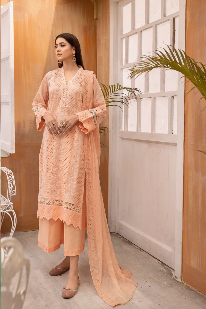 Zerlin By Johra Unstitched 3 Piece Chikankari Lawn Collection2023 Jh ...