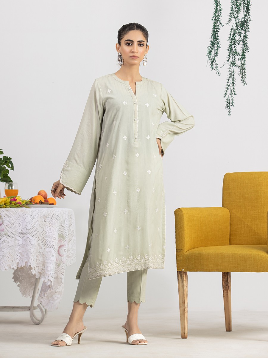 Ace Womens Light Green Pret A Wpests23 392 - Lawncollection.pk