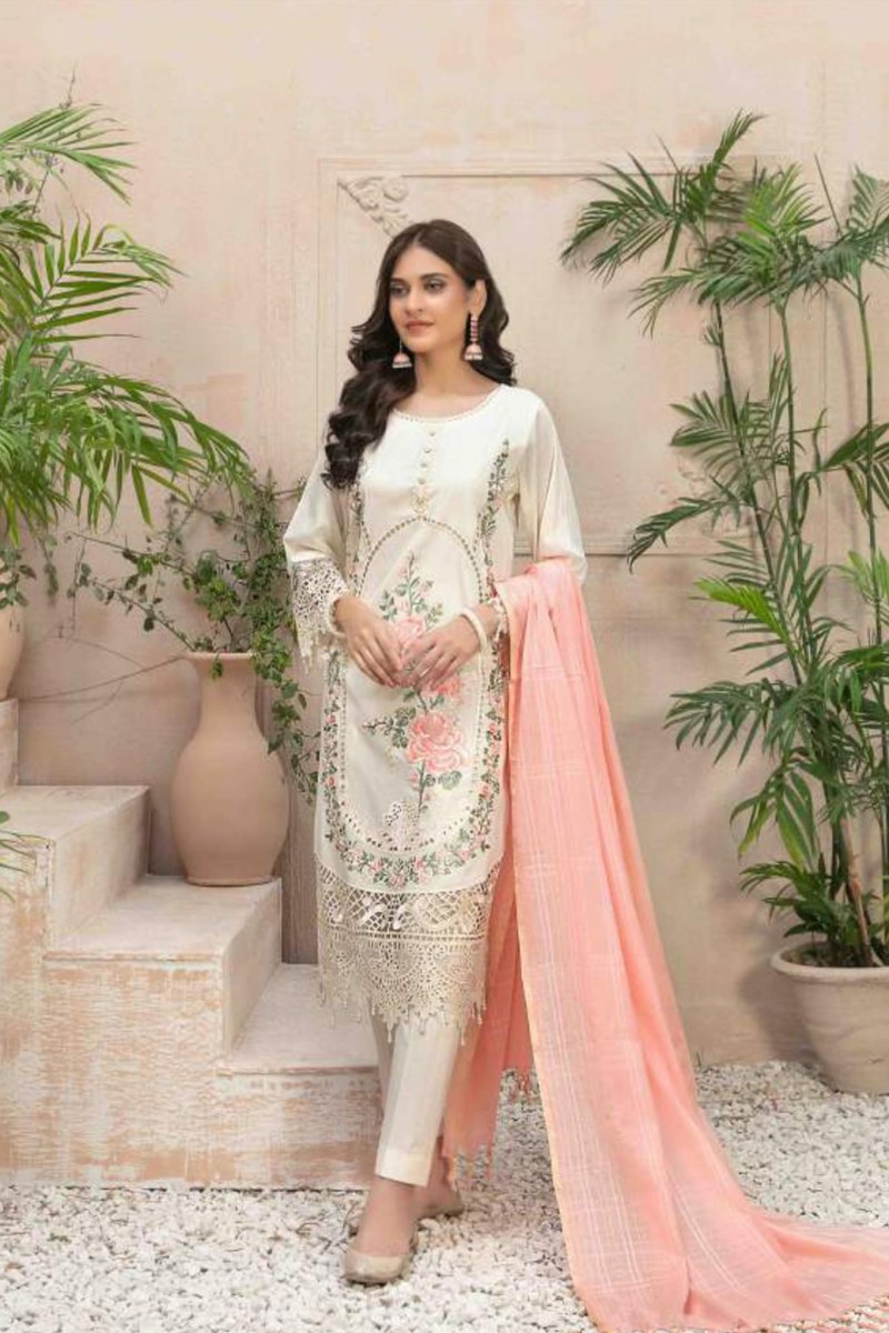Afsaneh By Tawakkal Semi Stitched 3 Piece Jacquard Lawn Collection2023 ...