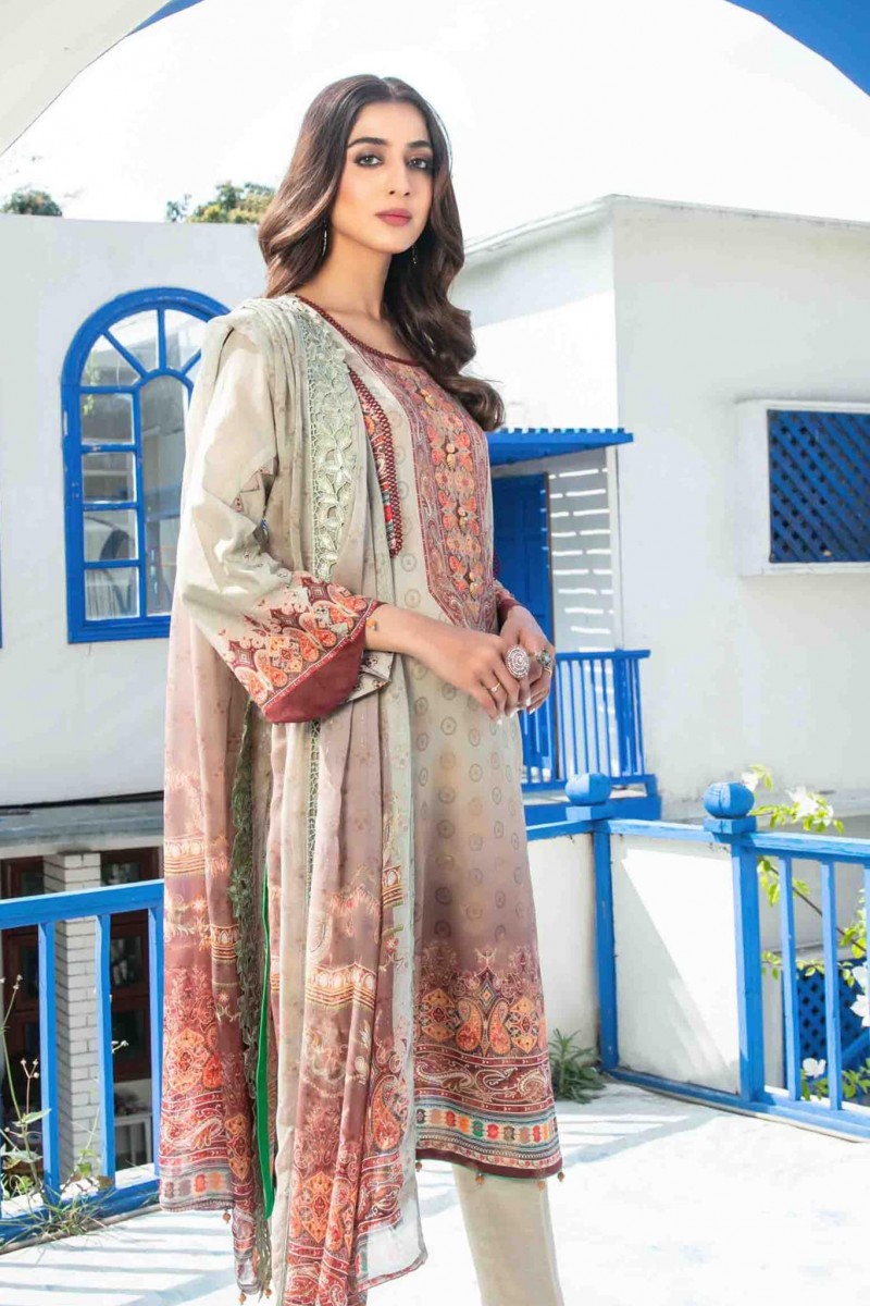 Bareerah By Tawakkal Unstitched 3 Piece Broshia Digital Print Lawn ...