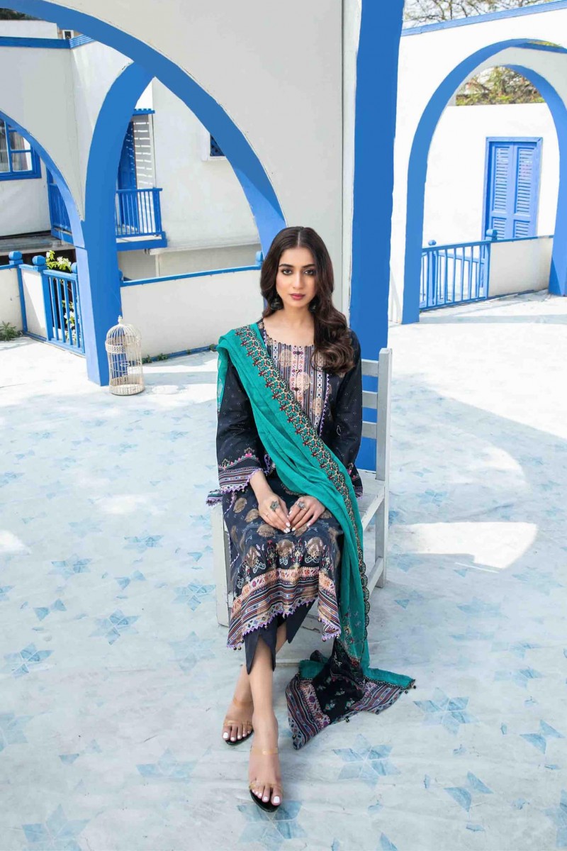 Bareerah By Tawakkal Unstitched 3 Piece Broshia Digital Print Lawn Collection2023 B 8902 ...