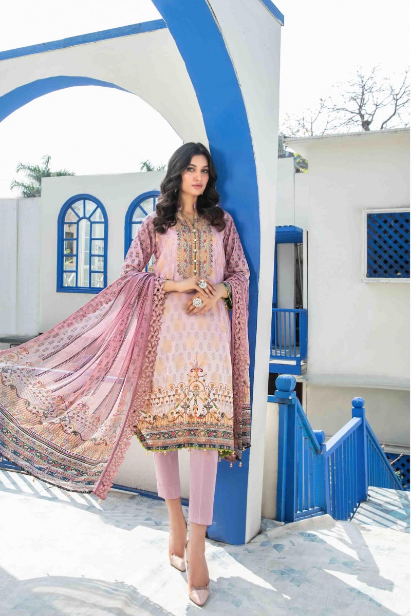 Bareerah By Tawakkal Unstitched 3 Piece Broshia Digital Print Lawn ...