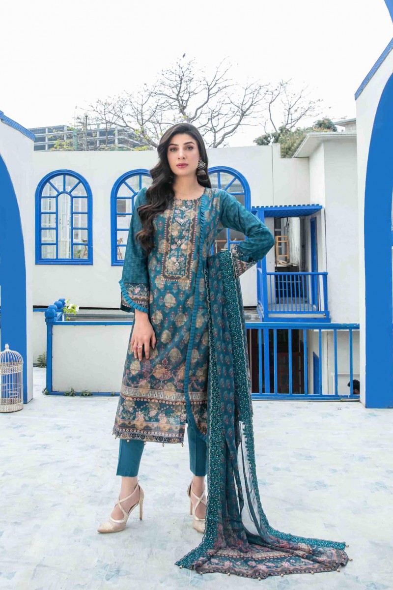 Bareerah By Tawakkal Unstitched 3 Piece Broshia Digital Print Lawn ...