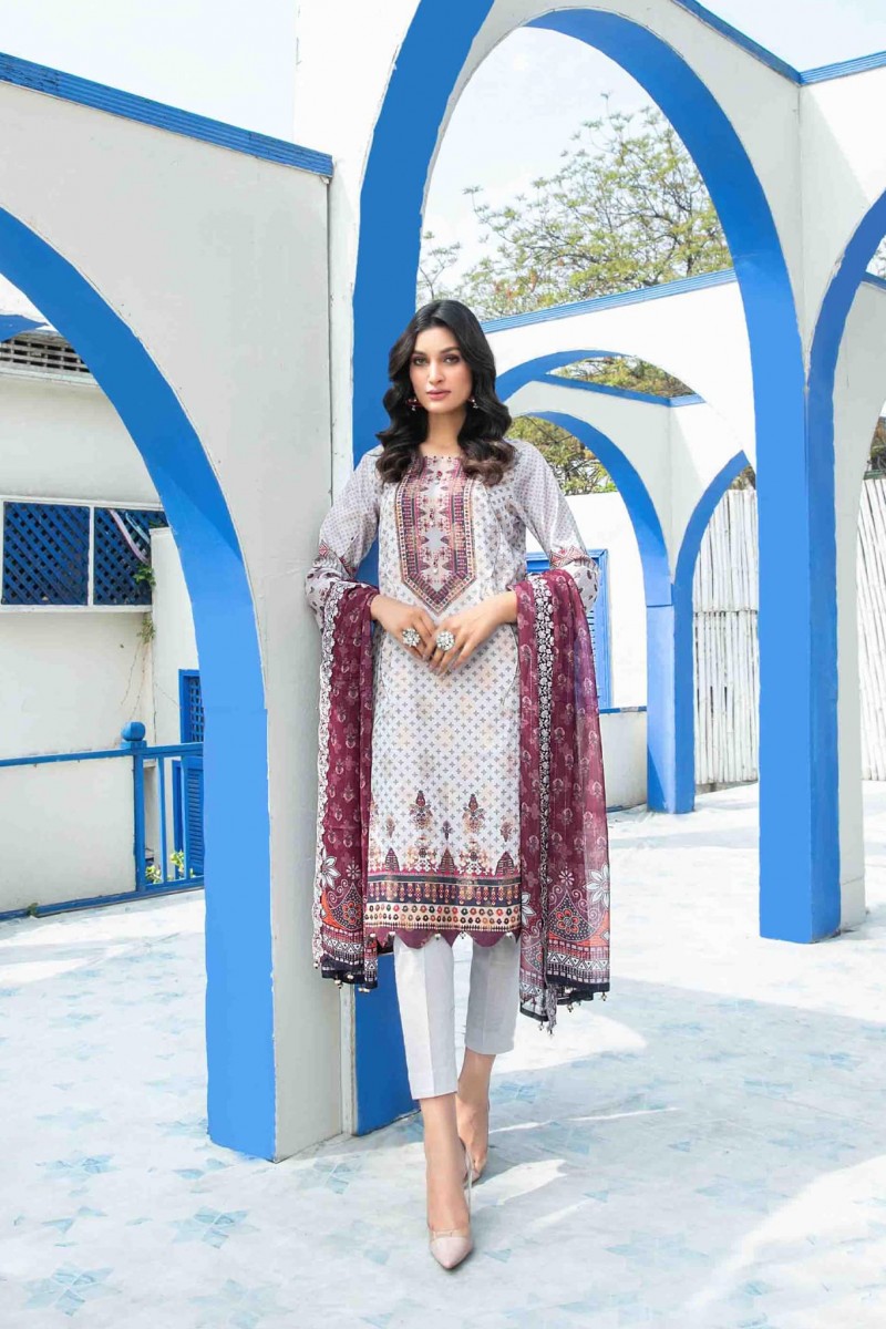 Bareerah By Tawakkal Unstitched 3 Piece Broshia Digital Print Lawn ...