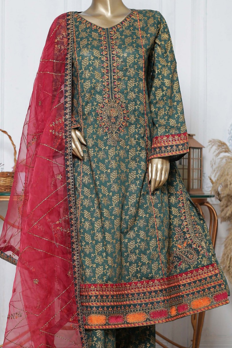 Chandni Ratain By Bin Saeed Stitched 3 Piece Emb Frocks Collection2023 ...