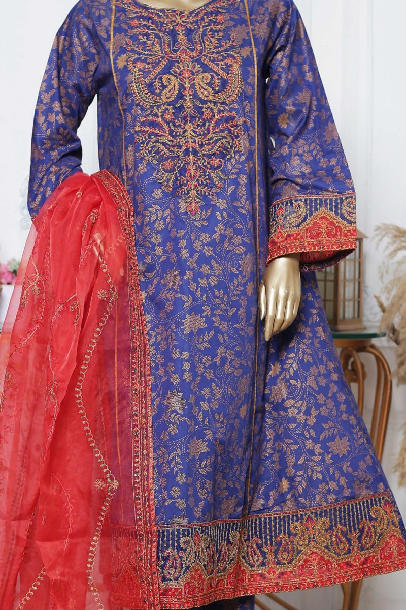 Chandni Ratain By Bin Saeed Stitched 3 Piece Emb Frocks Collection2023 ...