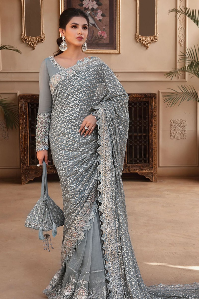 Maria B Mbroidered Unstitched 3 Piece Heritage Collection2023 Bd 2602 ...