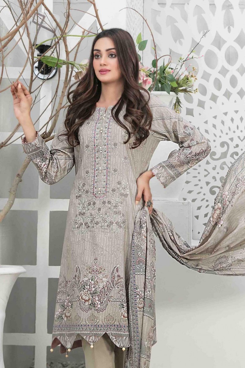 Mehmal By Tawakkal Unstitched 3 Piece Lawn Collection2023 M 8918 ...