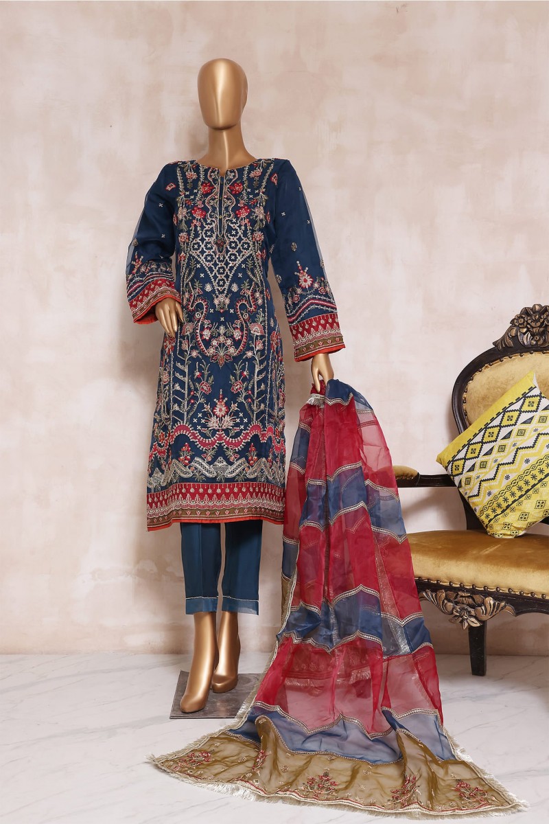 Sada Bahar Stitched 2 Piece Festive Formal Collection2023 Aq 10 Blue ...