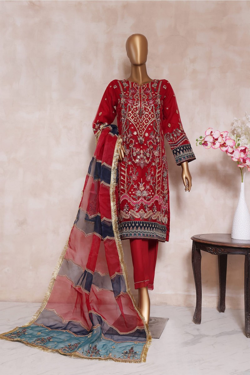 Sada Bahar Stitched 2 Piece Festive Formal Collection2023 Aq 10 Red ...