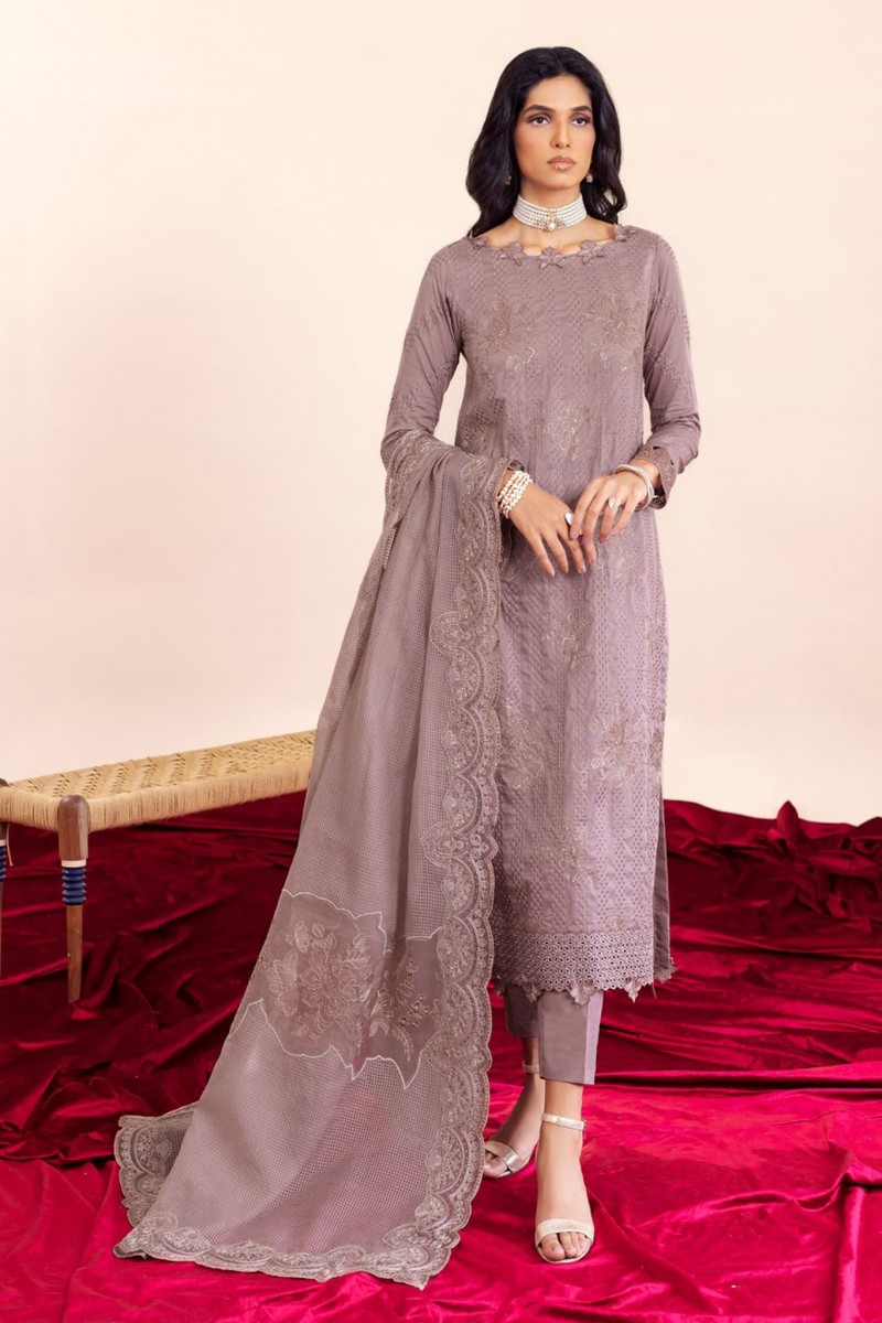 Aashiyan By Iznik Unstitched 3 Piece Festive Lawn Collection2023 Al 04 ...
