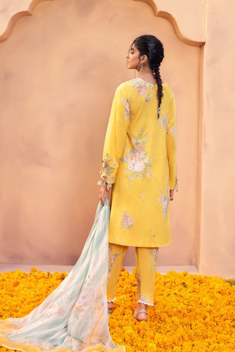 Aashiyan By Iznik Unstitched 3 Piece Festive Lawn Collection2023 Al 07 ...