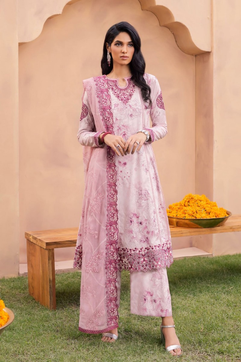 Aashiyan By Iznik Unstitched 3 Piece Festive Lawn Collection2023 Al 08 ...