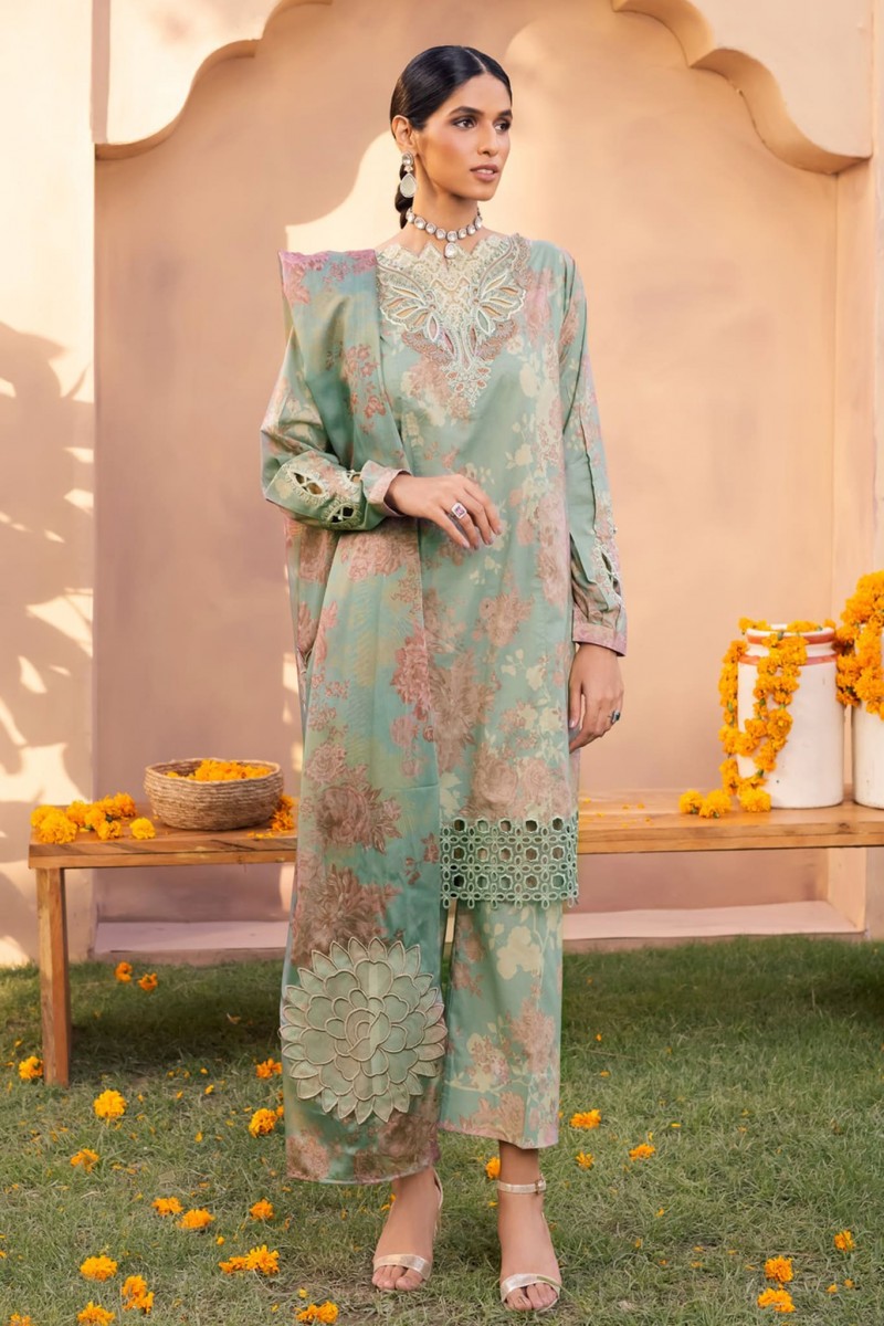 Aashiyan By Iznik Unstitched 3 Piece Festive Lawn Collection2023 Al 11 ...