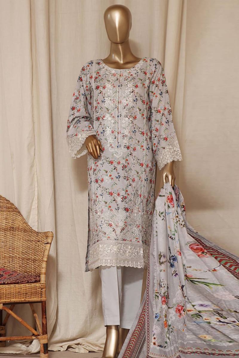 Chand Bagh By Bin Saeed Stitched 3 Piece Emb Lawn Vol 02 Collection2023 ...