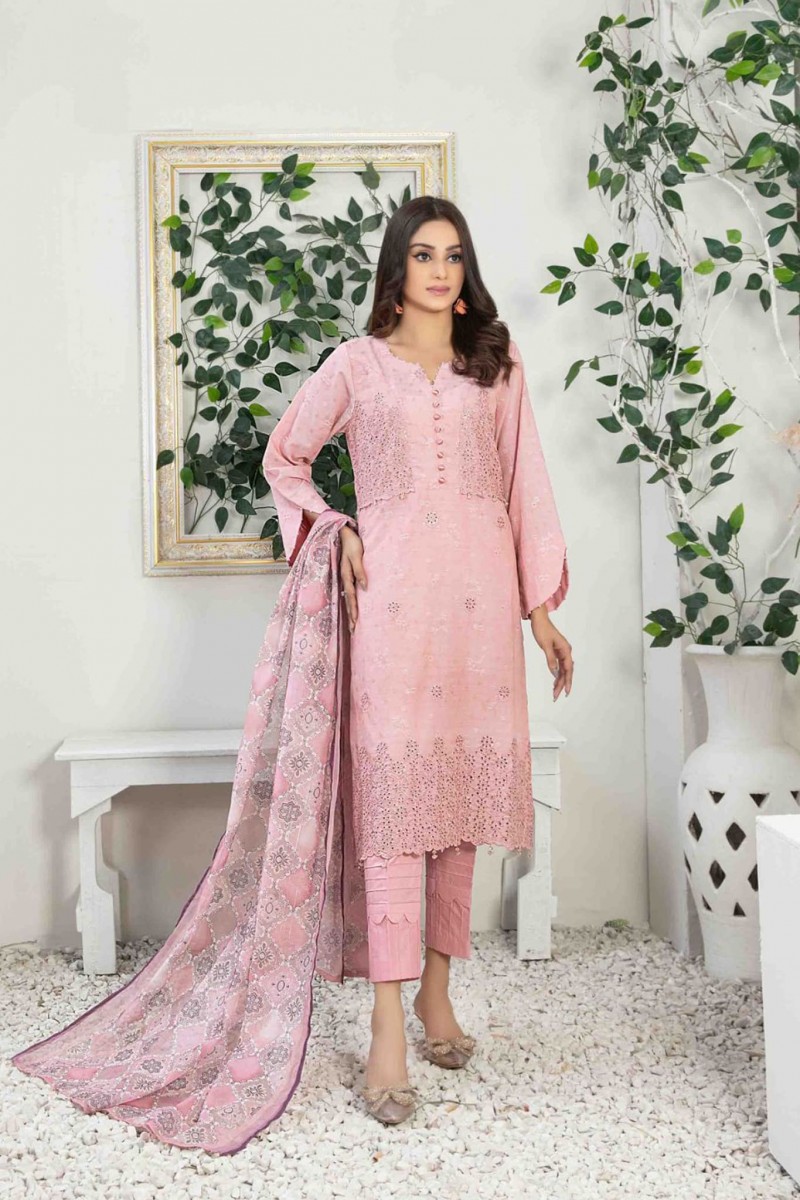 Nairah By Tawakkal Unstitched 3 Piece Broshia Banarsi Lawn ...