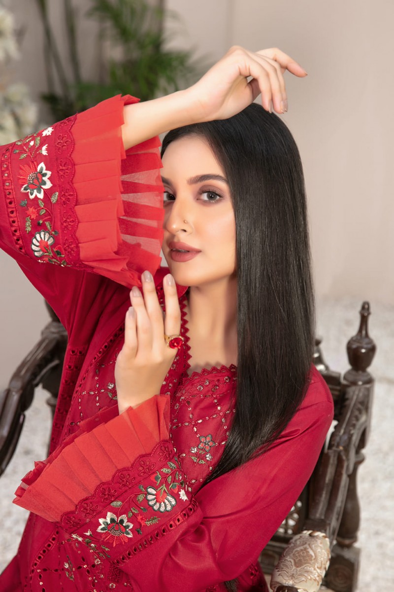 Parya By Tawakkal Semi Stitched 3 Piece Lawn Collection2023 As 011 ...